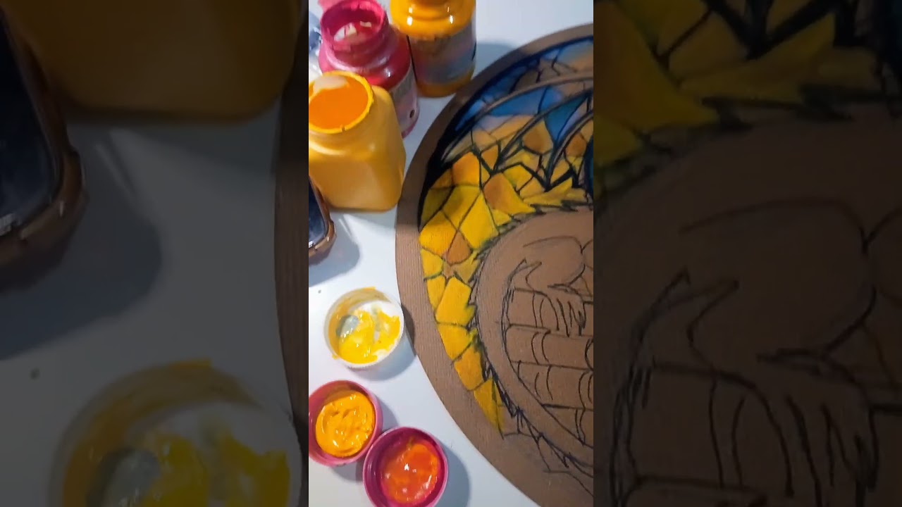 Producing my new art #art #fantasy #fairytales #painting #arte #pinturaartistica