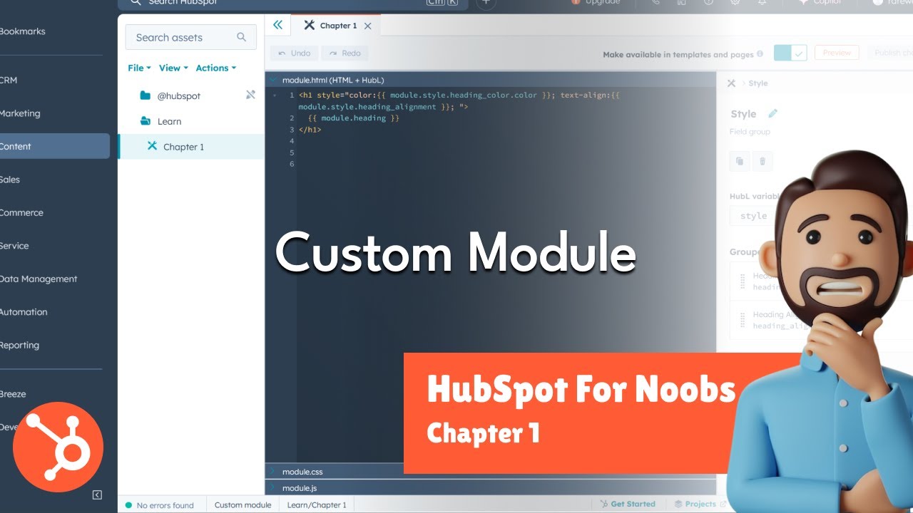 HubSpot Custom Modules EXPLAINED: What No One Shows Beginners (Chapter 1)