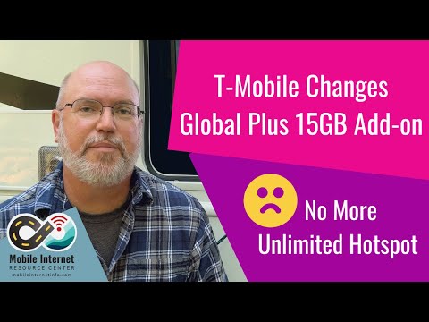 T-Mobile Changes Global Plus 15GB Add-on Removing Unlimited High Speed Hotspot