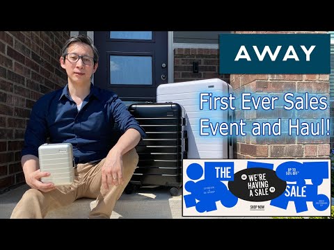 First Ever - Away Luggage Sales Event and Haul