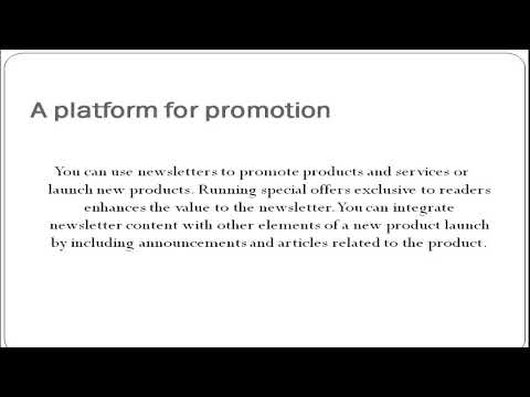 What is newsletter in E-mail marketing ?| Importance | Benefits |