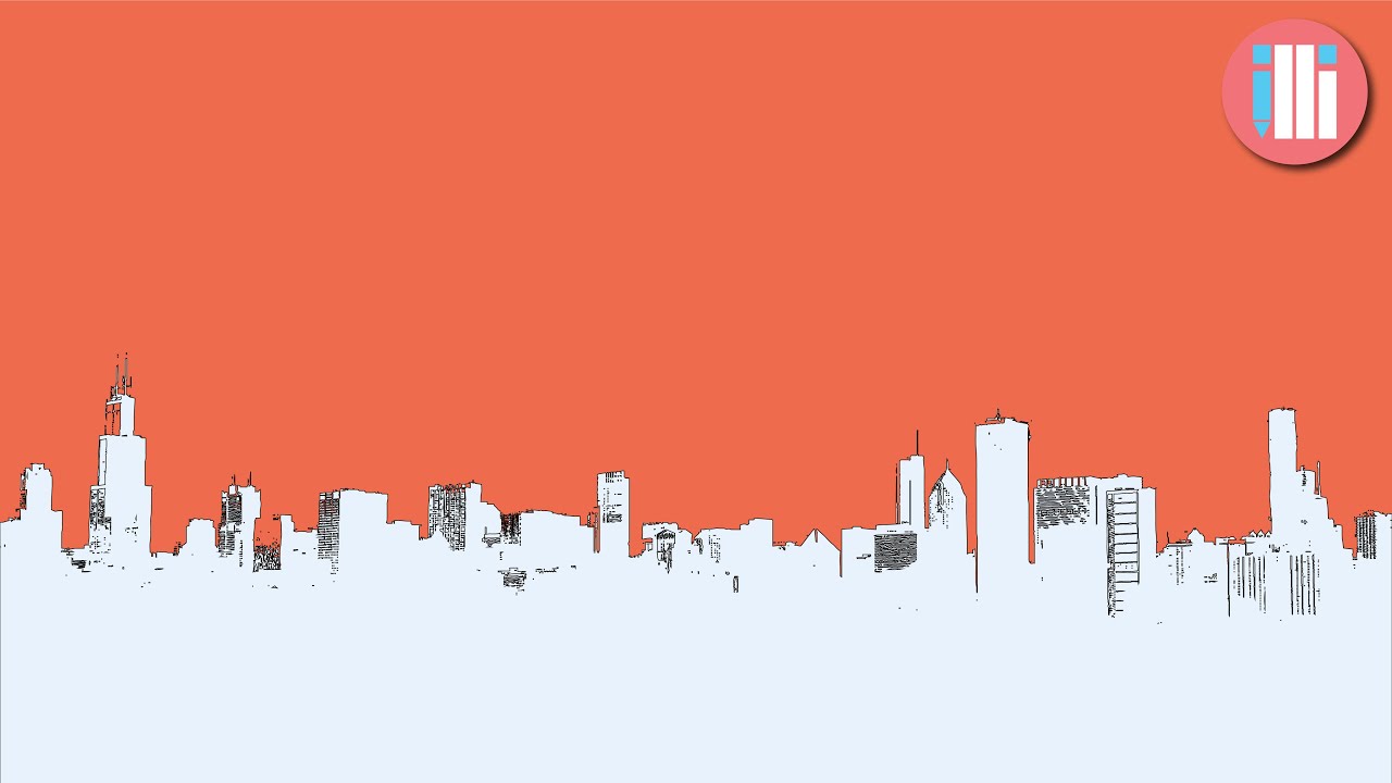 Skyline Silhouette - Adobe Illustrator Tutorial
