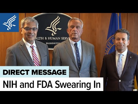 Swearing in of FDA Commissioner and NIH Director