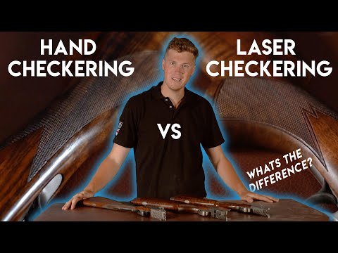 Hand Checkering vs. Laser Checkering | Shotgun Report®
