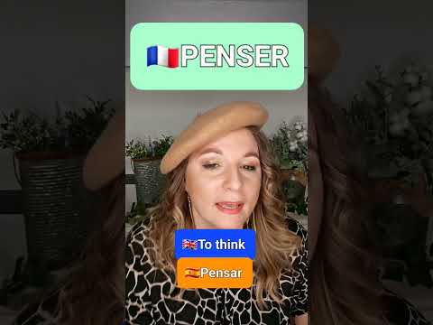 🇬🇧TO THINK in French pronunciation🇪🇸PENSAR en francés🇨🇵PENSER