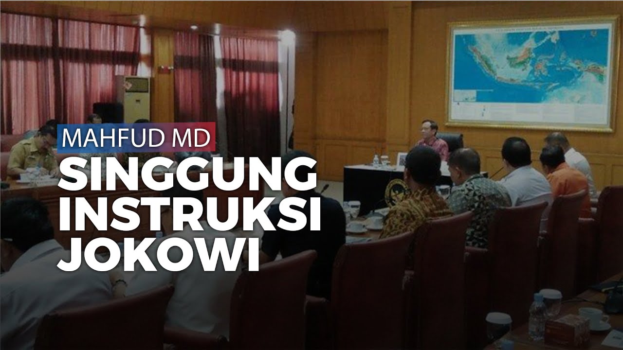 Rapat Omnibus Law, Mahfud MD Singgung Instruksi Jokowi ke Luhut - Tribun Video