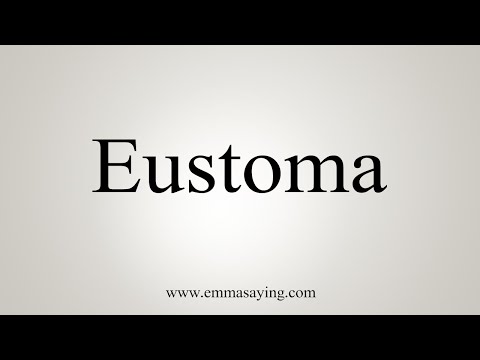 How To Say Eustoma