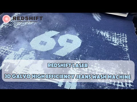 How Laser is Changing Jeans Wash? Laser Engraving Art on Denim by CO2 Galvo Laser: Fast & Precise!
