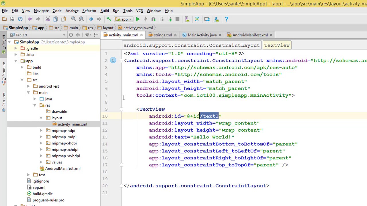 Android Tutorial Series #9 Android  id