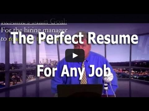 The Perfect Resume