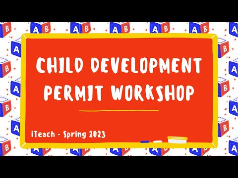 Child Development Permit | Spring 2023