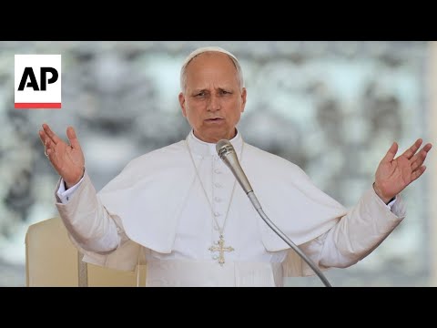 'We must not get used to war': Pope Leo XIV tells faithful