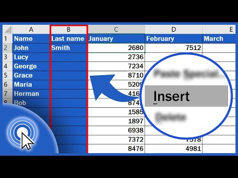 How to Insert Column in Excel