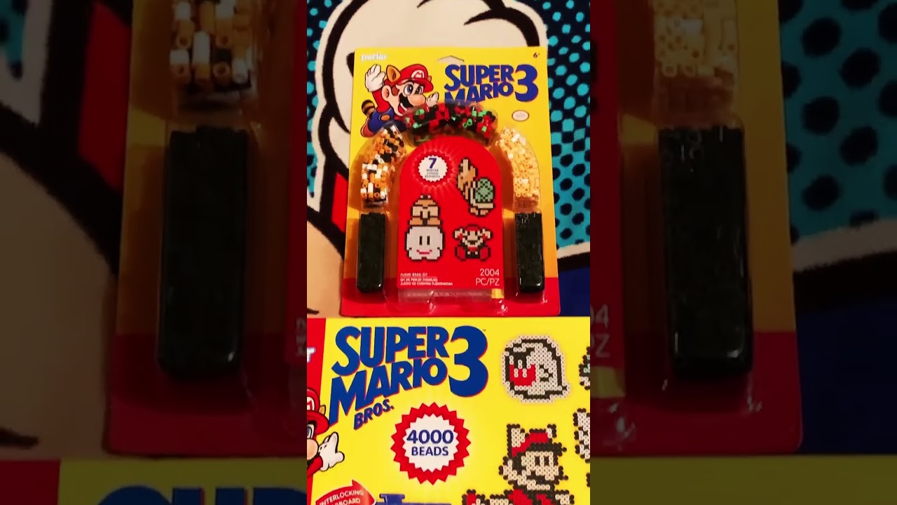 Super Mario Bros.3 Perler Fused Bead Kit #nintendo #tryitout #fun please like and subscribe thanks!