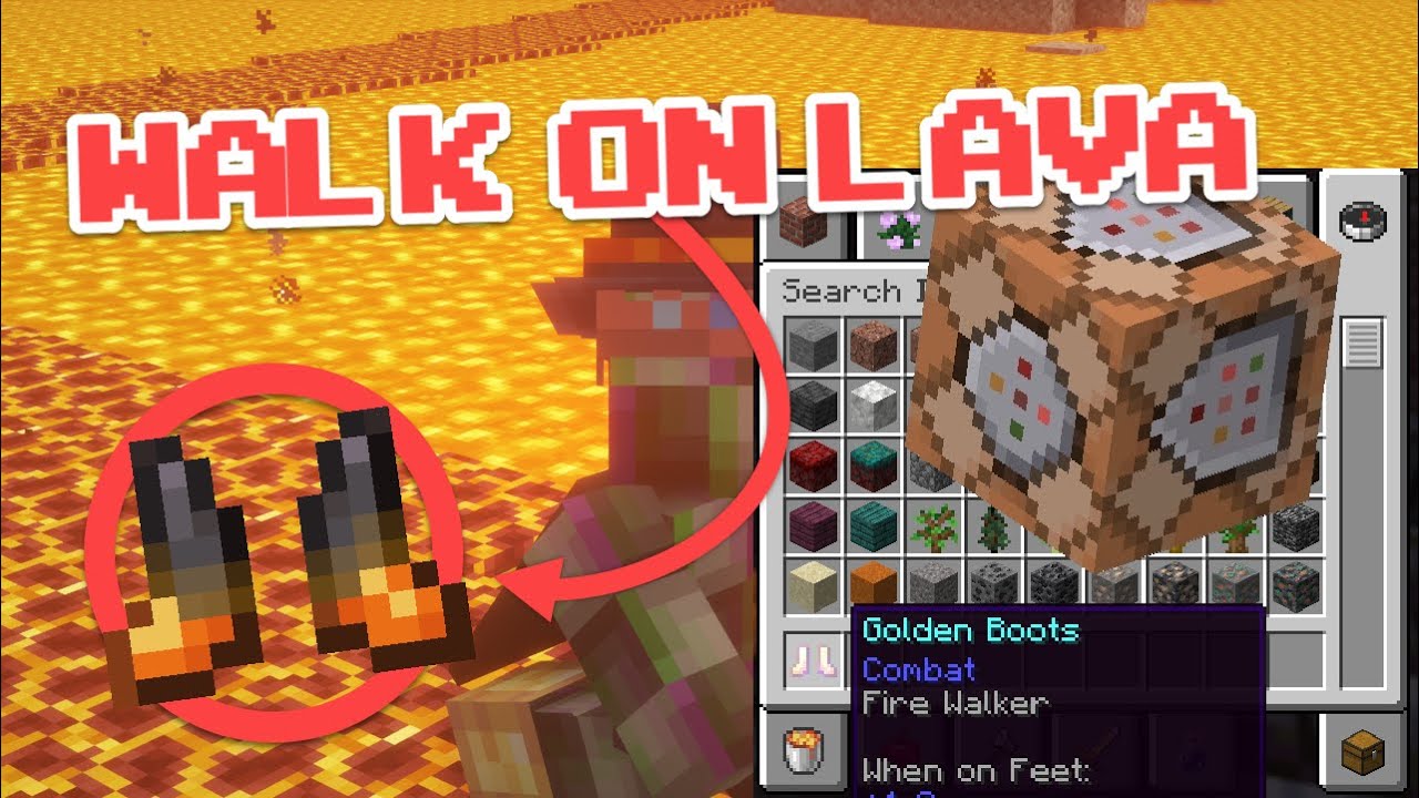 How To Make Minecraft Boots
