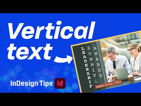 How to set Vertical Text in InDesign – Meghna Kamboj