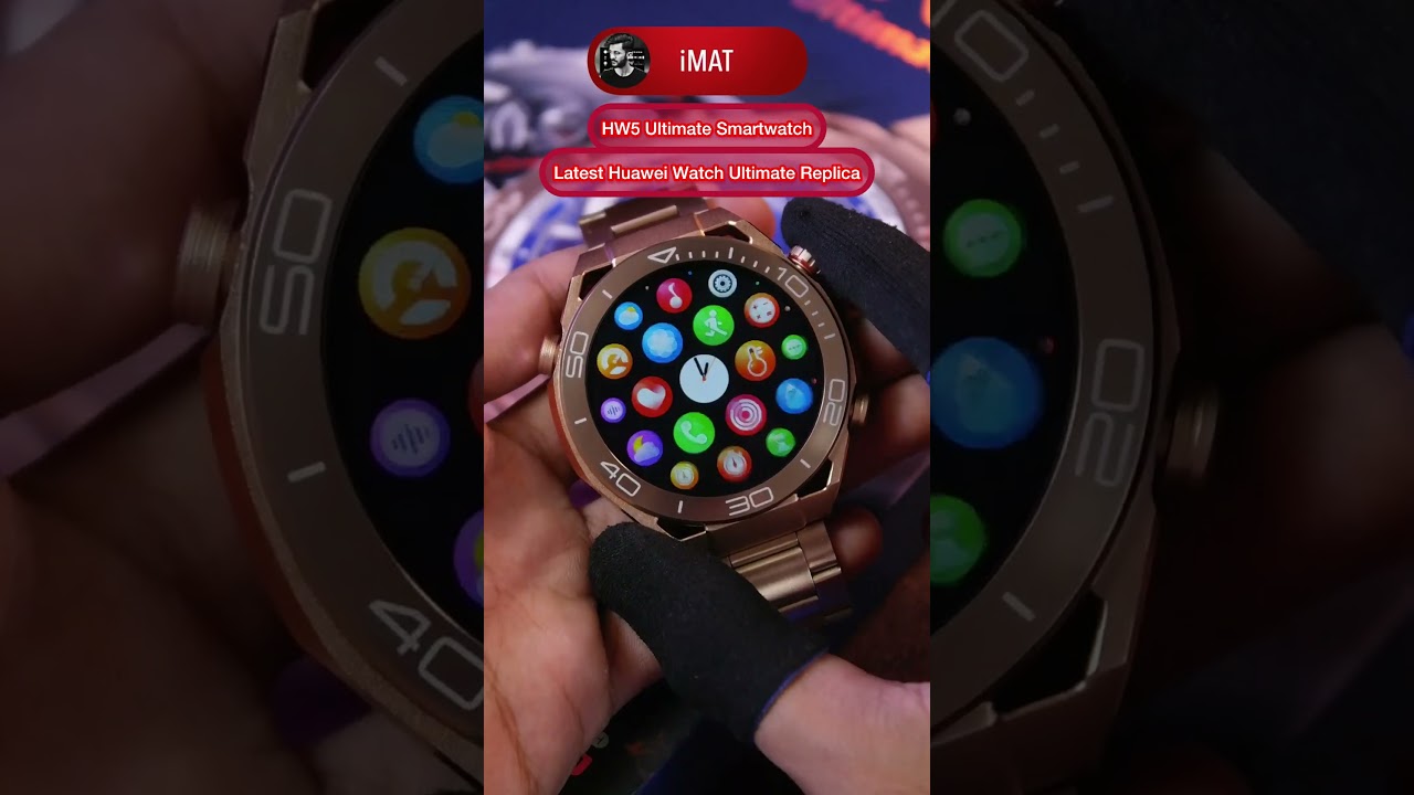 Latest HUAWEI Watch Ultimate Clone [HW5 Ultimate QUICK LOOK] #Shorts #YouTubeShorts