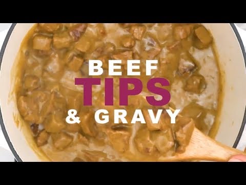Beef Tips and Gravy Recipe Video