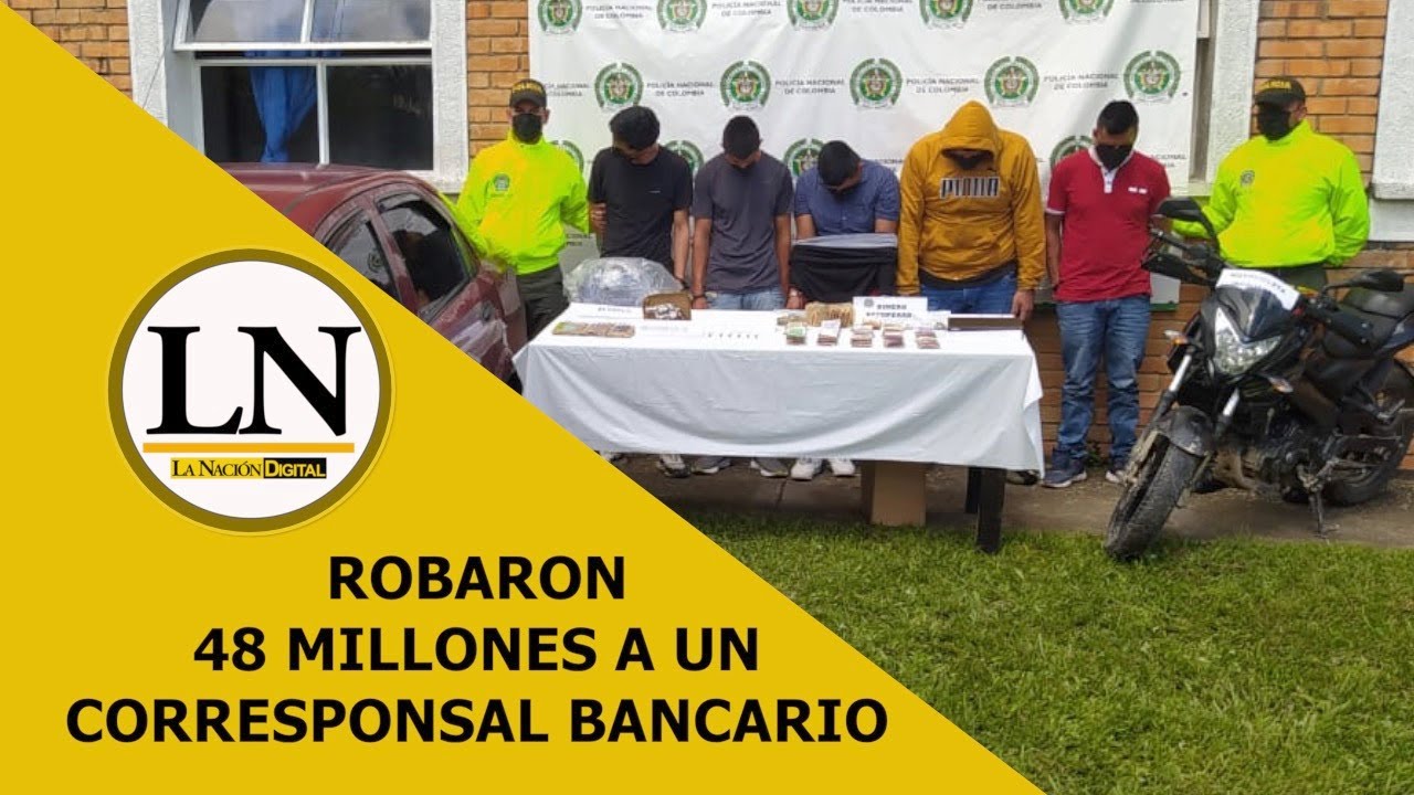 Asi cayeron quienes robaron $48 millones de un corresponsal bancario en Isnos, Huila.