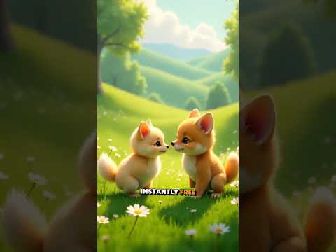 A Day in the Life of a Kitten, a Chick, and a Fox: Friendship and Fun