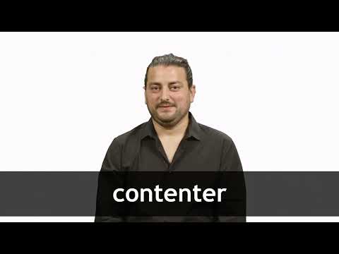 English Translation of “CONTENTER” | Collins French-English Dictionary