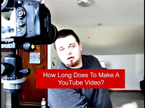 How Long Does It Take To Make A YouTube Video