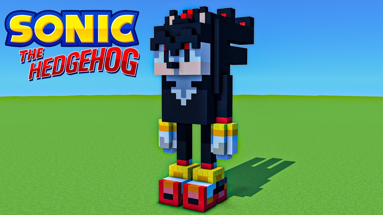 How To Build a Shadow The Hedgehog House "Including The Interior" - Minecraft Builders