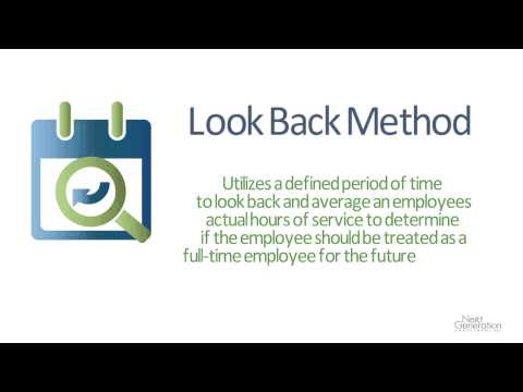 The Two Measurement Methods for Counting Employee Hours to Determine Full or Part Time Status