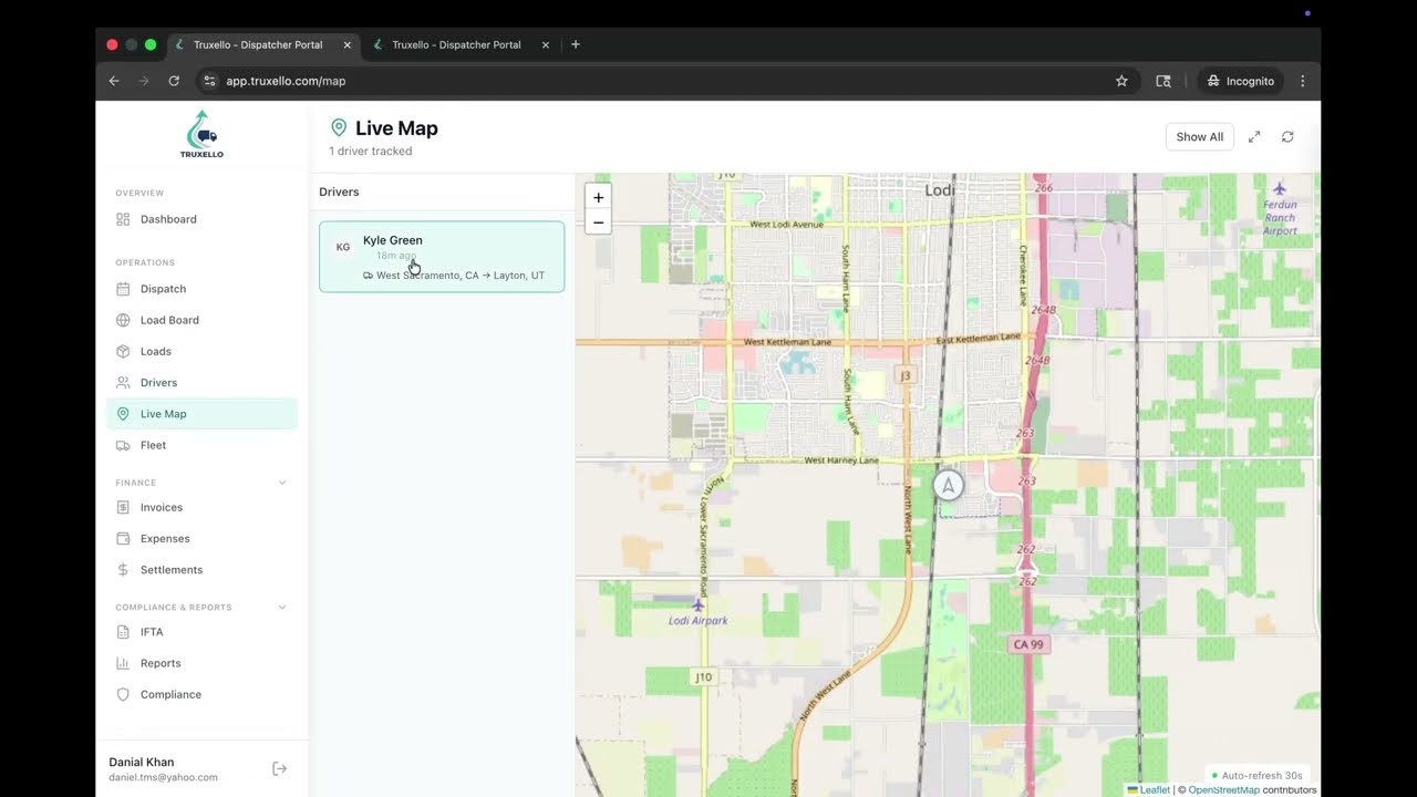 Truxello TMS - AI-Powered Trucking Management Software | Dispatch, Fleet, Settlements & More