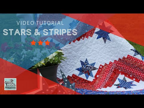 Patriotic Quilt of Valor Fat Quarter Pattern & Tutorial!