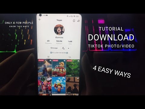 TUTORIAL DOWNLOAD TIKTOK PHOTO, TIKTOK VIDEO, TIKTOK WALLPAPER