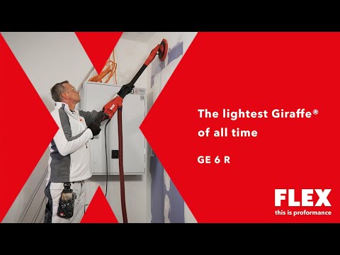 The lightest Giraffe®️ of all time - GE 6 R from FLEX