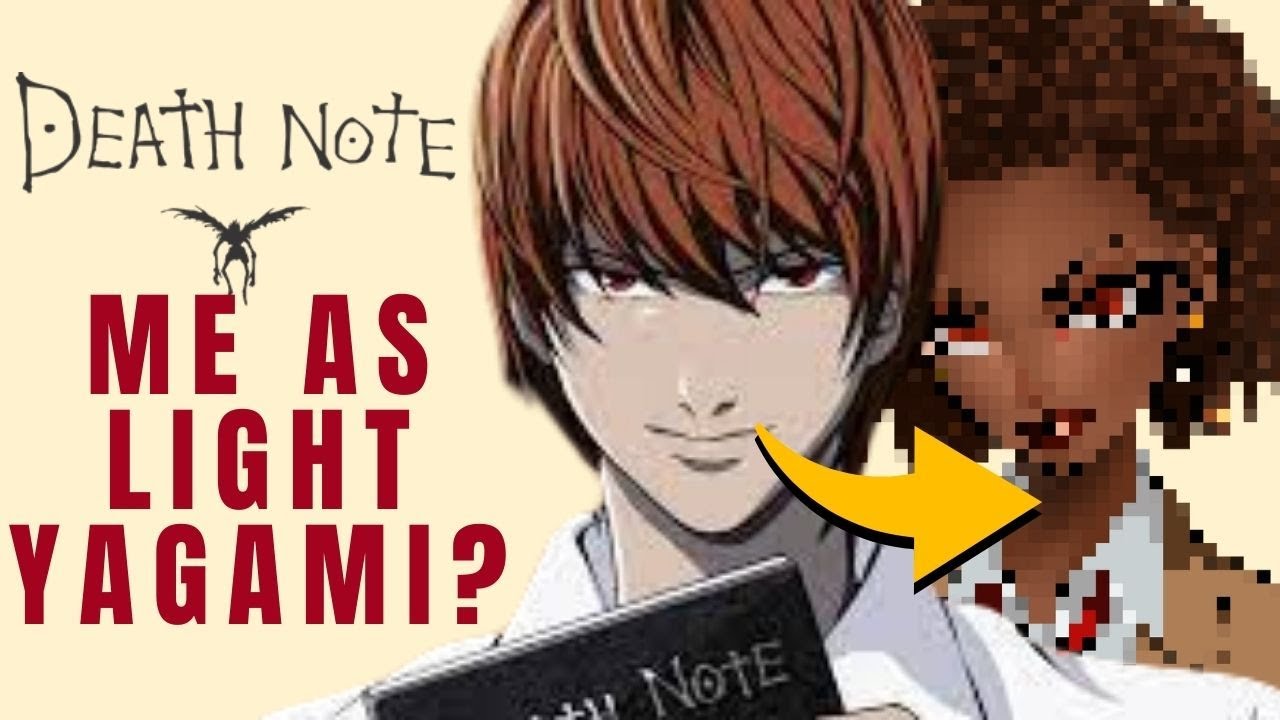 Light Yagami as a BLACK WOMAN?!?! Death Note Reimagined! Digital Art Process