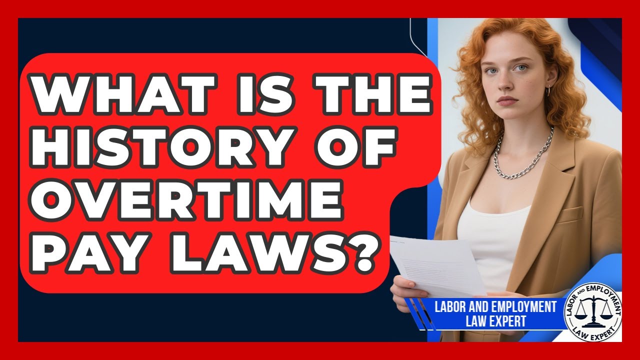 What Is The History Of Overtime Pay Laws? - Labor and Employment Law Expert