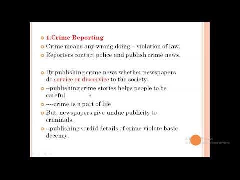 Types of News Reporting