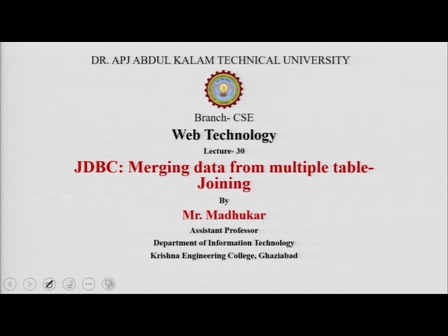 Understanding JDBC: Merging Data from Multiple Tables | Galaxy
