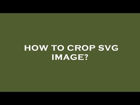 How to crop svg image?