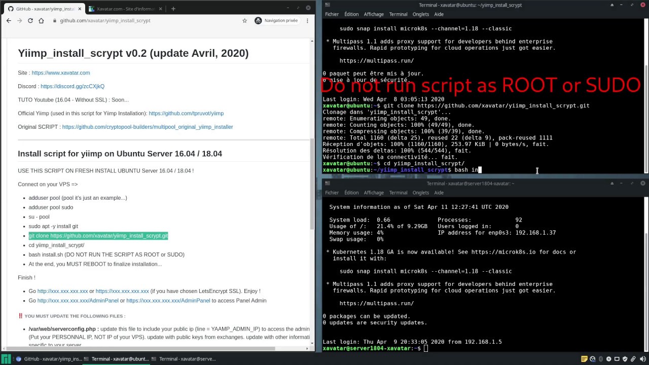 Tuto  : Install Crypto Mining Pool - Yiimp on Ubuntu (Vanilla Yiimp)