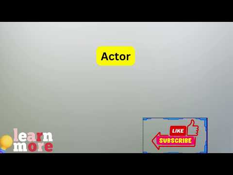 How to Pronounce Actor