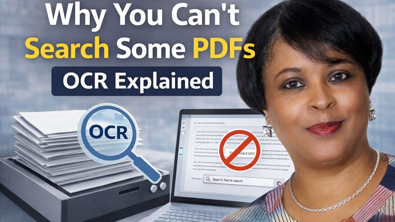 Why You Can’t Search Some PDFs And How OCR Fixes It