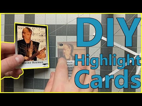 DIY Highlight Trading Cards | Kevin Harbin, Geek
