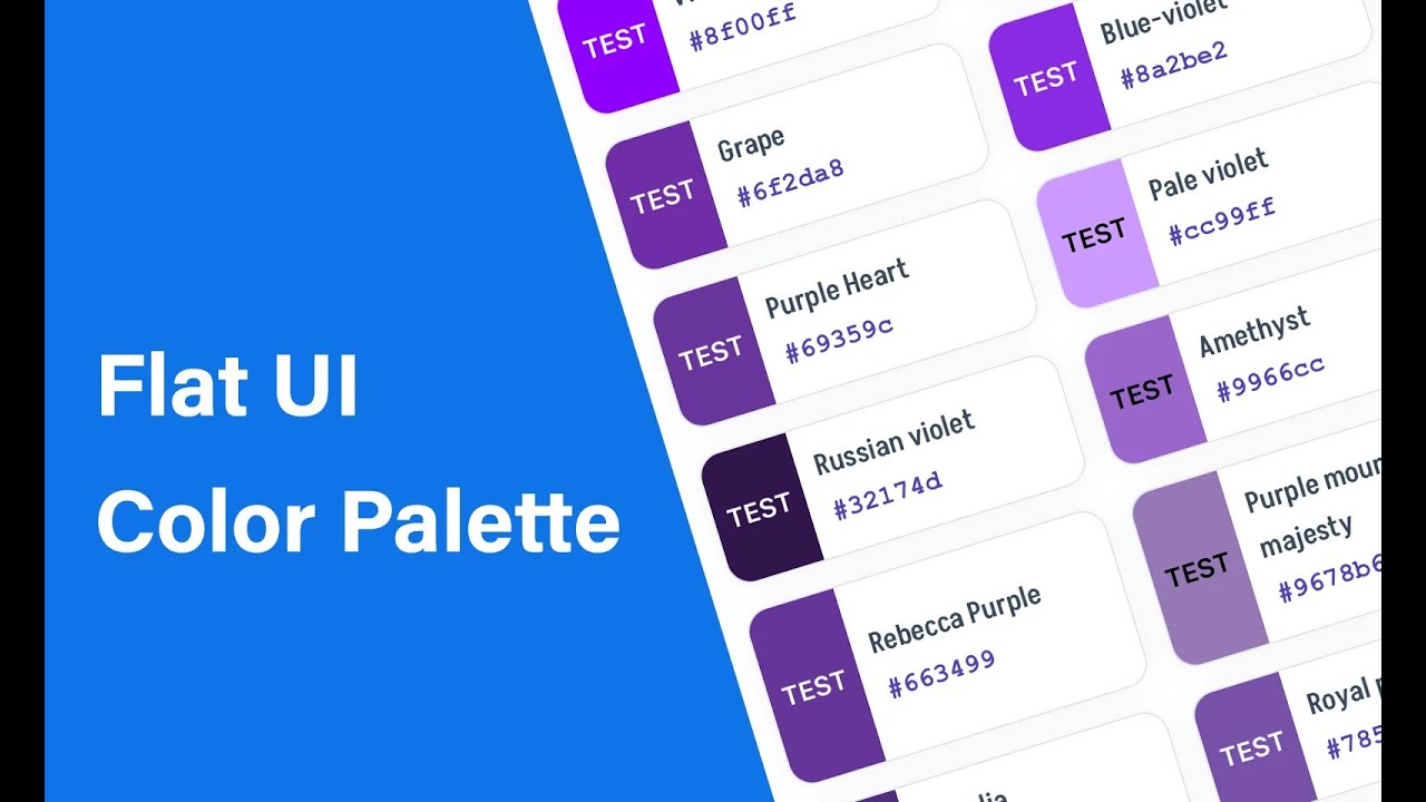 Flat UI Color Palette – Hex, RGB, Swift - uiswift.com