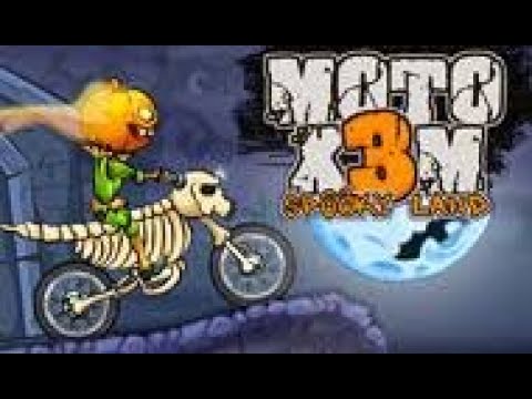 MOTO X3M- PART 2- SPOOKY LAND