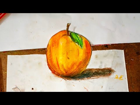 How to drow Apple//Apple Drawing easy step by step simple drawing //Apple Drawing with color