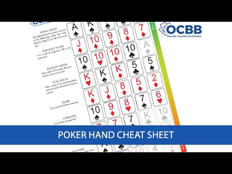 Poker Cheat Sheet