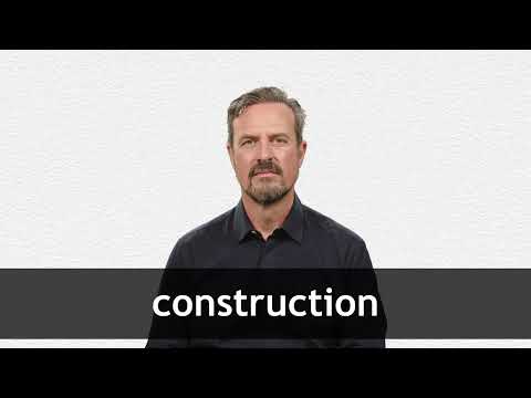 How to pronounce CONSTRUCTION in American English