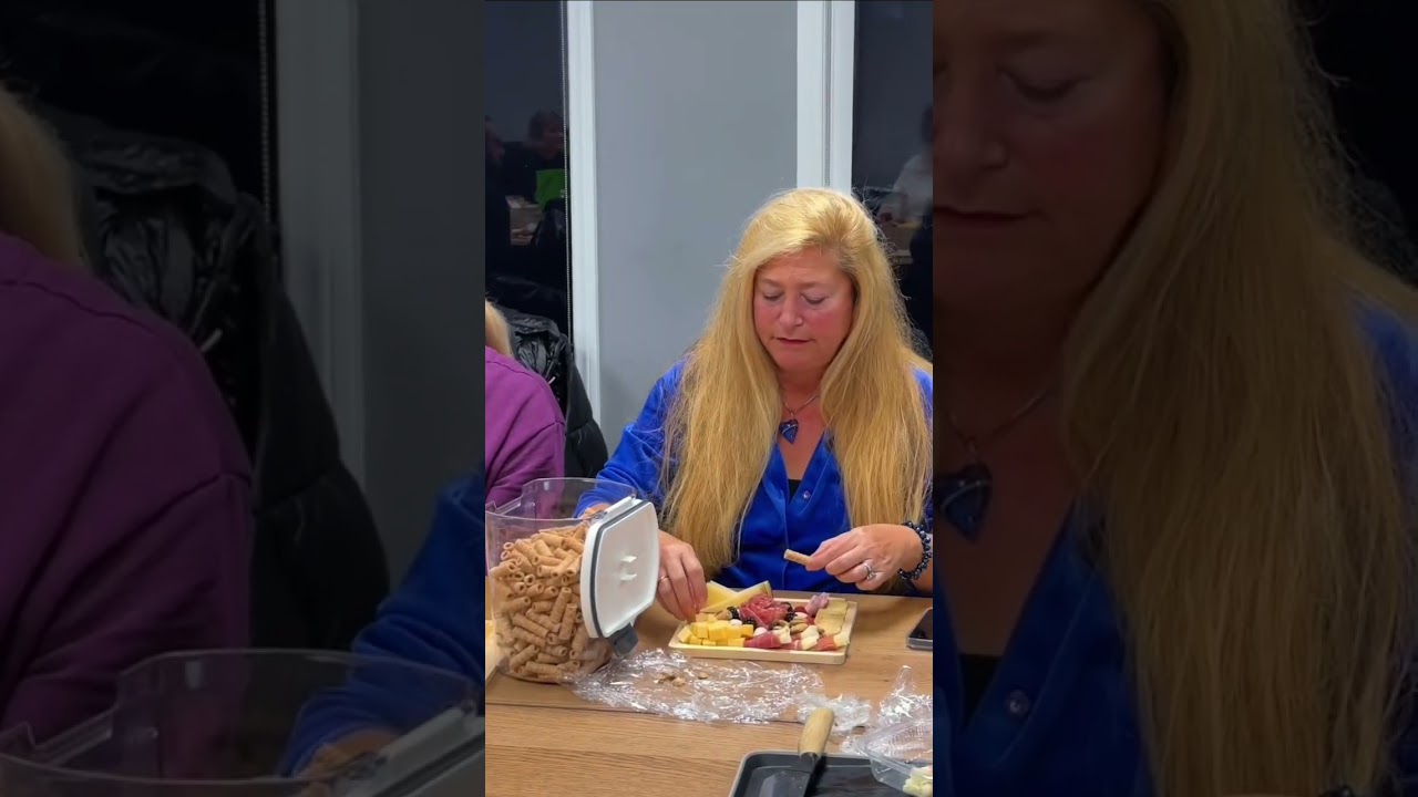 A Charcuterie making class is an amazing team building activity! 🧀🤩 #charcuterie #privateclass