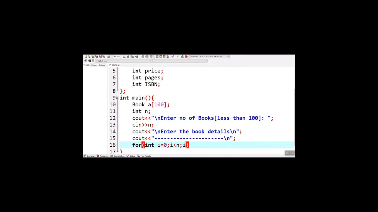 C++ Program for Book Entry using Structure variable #code#programming#cplusplustutorial#cplusplus