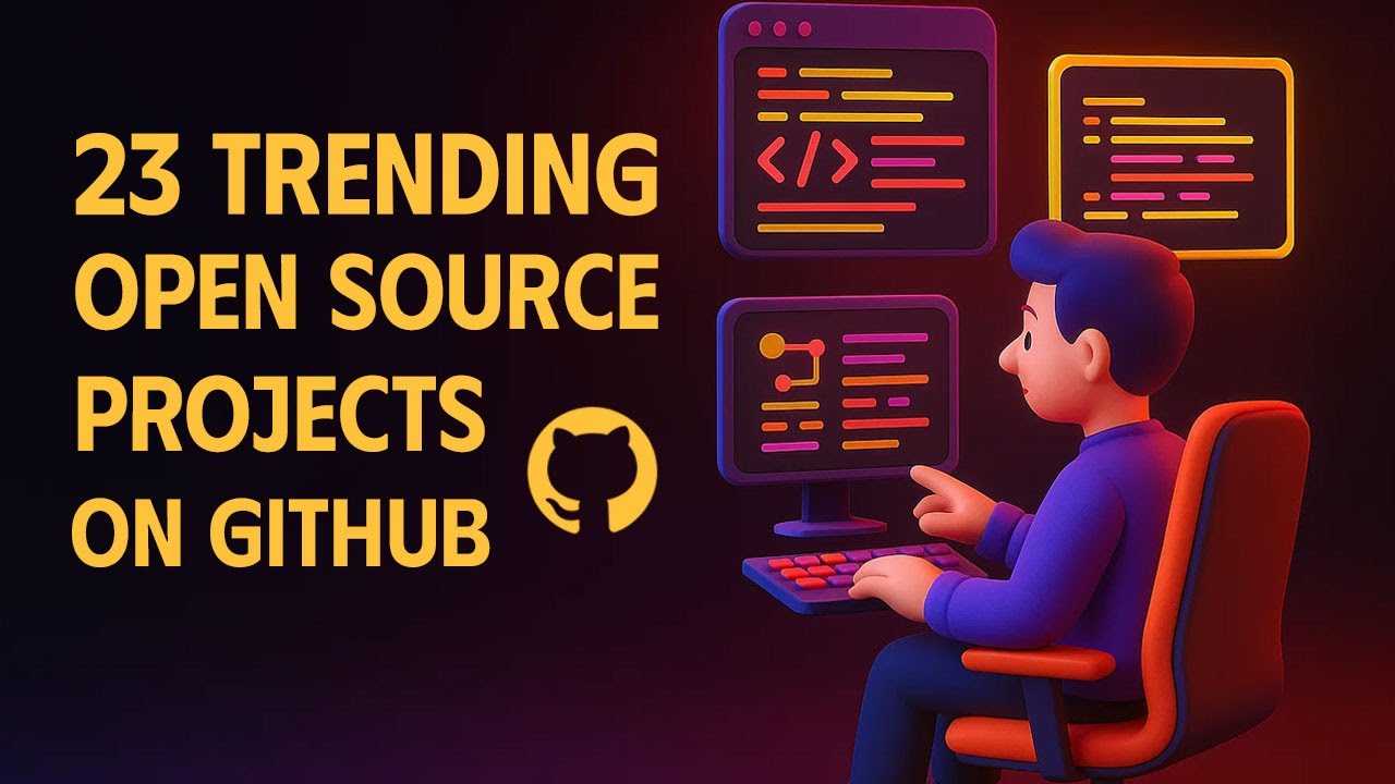 GitHub Trending Today #9: 23 Open Source Projects You Can’t Miss