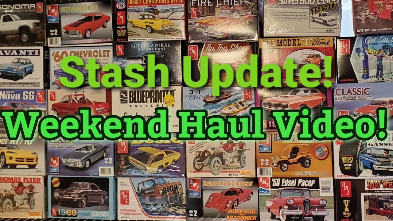 Our friend had a model kit sale! This is what we found...